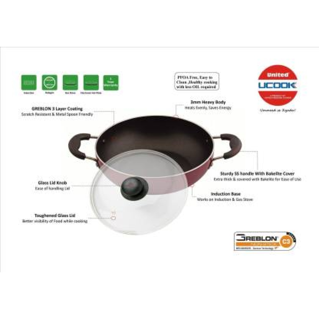 UCOOK Tea Pan 2 litre Aluminium – Avira Imports